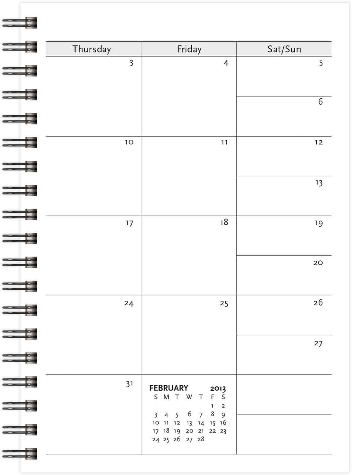 Classic Medium Wire Bound HybridPlanner™ (7″x10″) – Custom Timeplanner